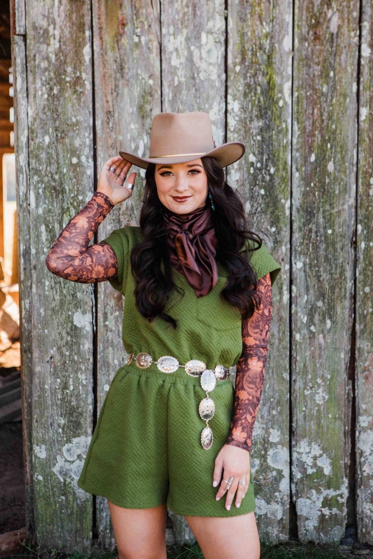 The Wynonna Wildrag - Dark Coffee | Western Style Scarf – Big Country's ...